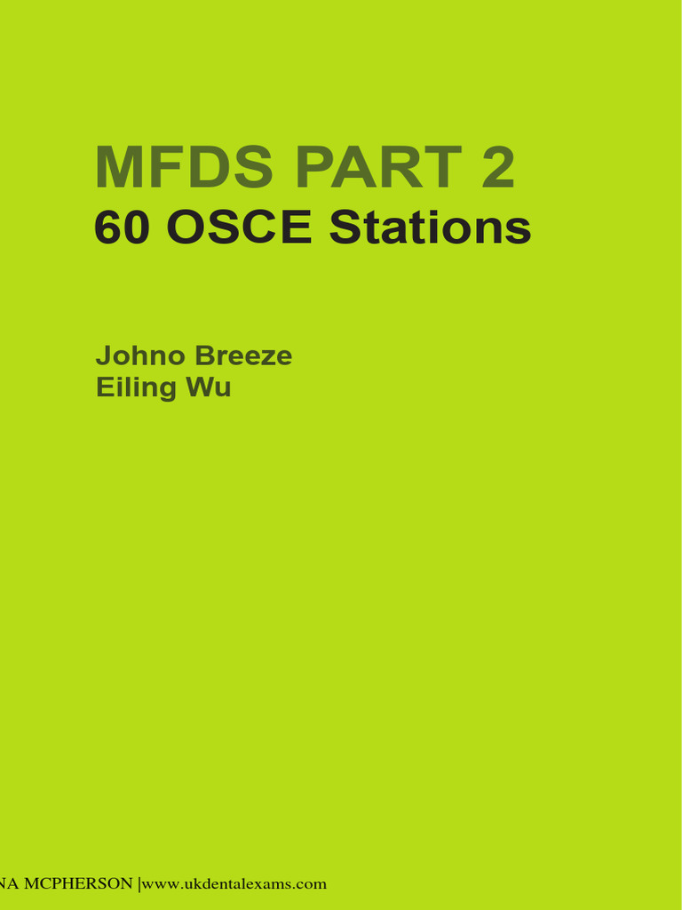 Mfds Part 2- 60 Osce Stations | PDF | Clinical Medicine | Mouth