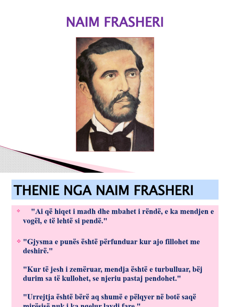 Naim Frasheri J PP | PDF