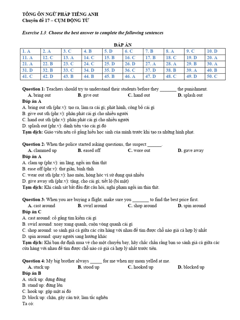 CD17 Exercise 1.3 KEY | PDF