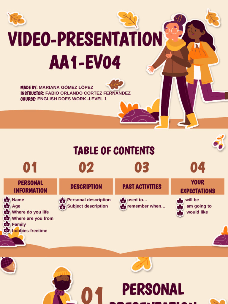 Video Presentation Aa1 Ev04 | PDF