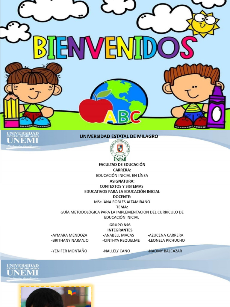 Guía Metodológica para La Implementación Del Curriculo de Educación ...