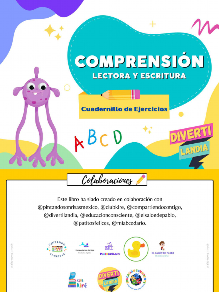 Ejercicios de Escritura y Comprension Lectora 1 - Compressed | PDF