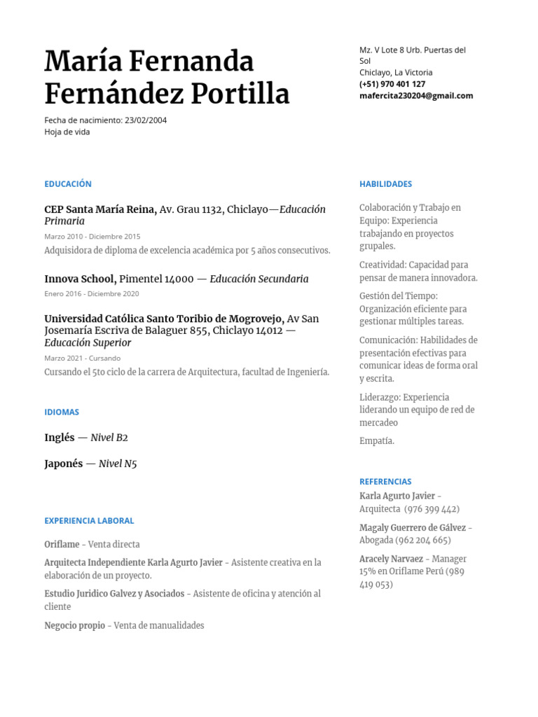 CurrículumVitae | PDF | Business