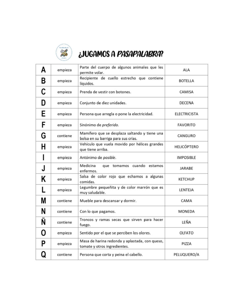 Pasapalabra | PDF