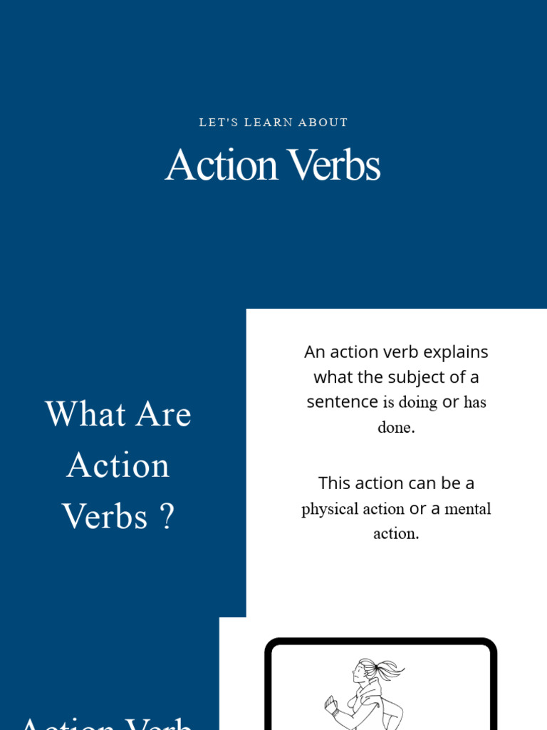 Action Verbs Vocabulary | PDF | Language Arts & Discipline