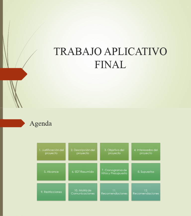Puntos a desarrollar TAF-1 (1) | PDF