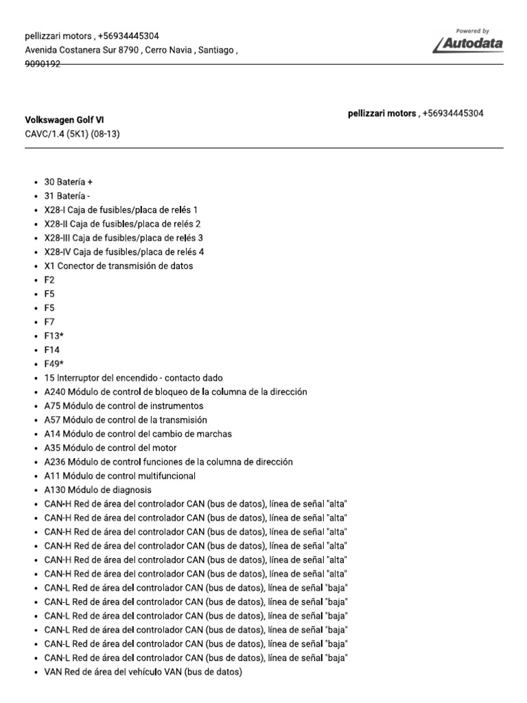 DSG 6 Esquema Electrico | PDF