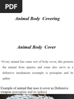 Types of Animal Body Coverings | PDF