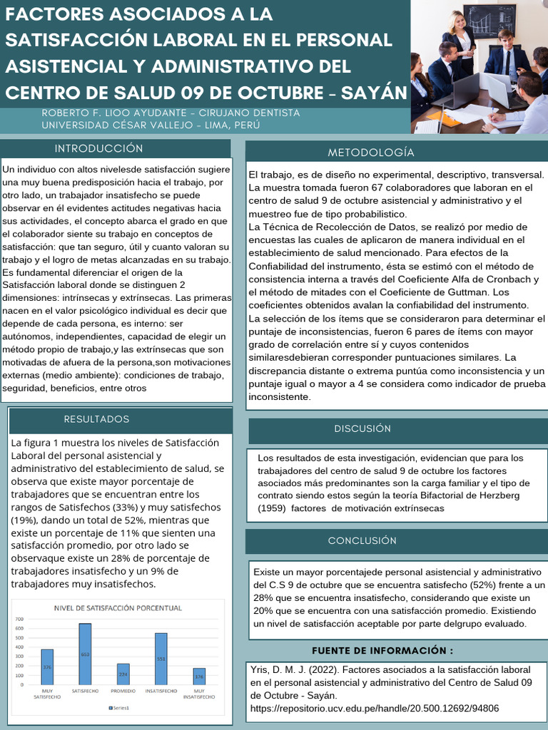 Poster Cientifico - Semana 13-Fernando - Moncada | PDF | Motivación ...