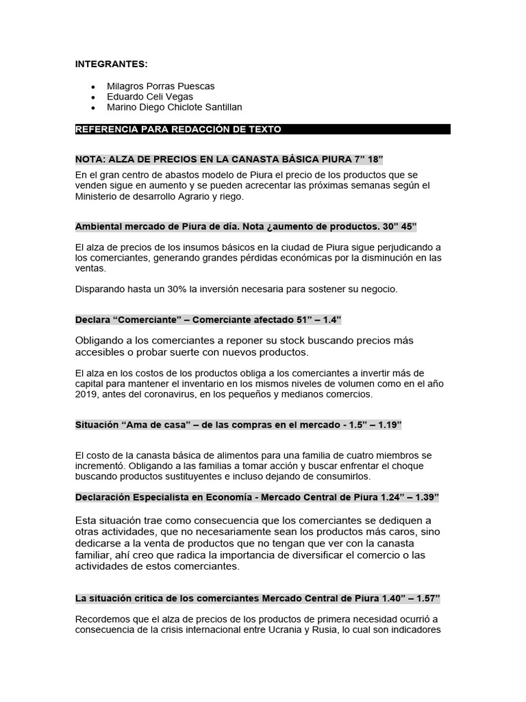 REDACCIÓN DE NOTA | PDF