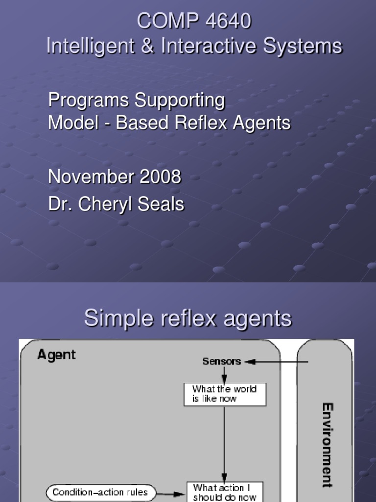 2.ModelBased Reflex Agent Intro | PDF | Usability | Icon (Computing)