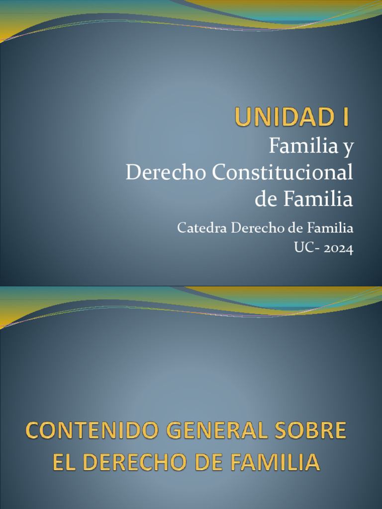Modulo I - Flia y D. Const.-2014 PDF | PDF | Familia | Constitución