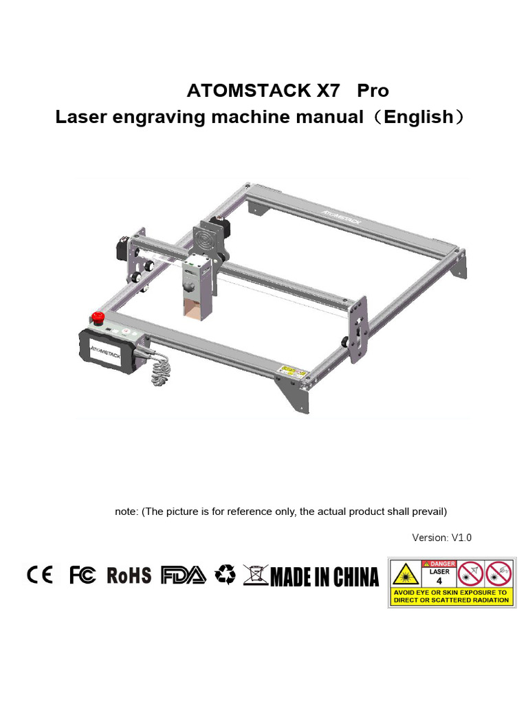 ATOMSTACK X7 Manual English | PDF | Fires | Engraving