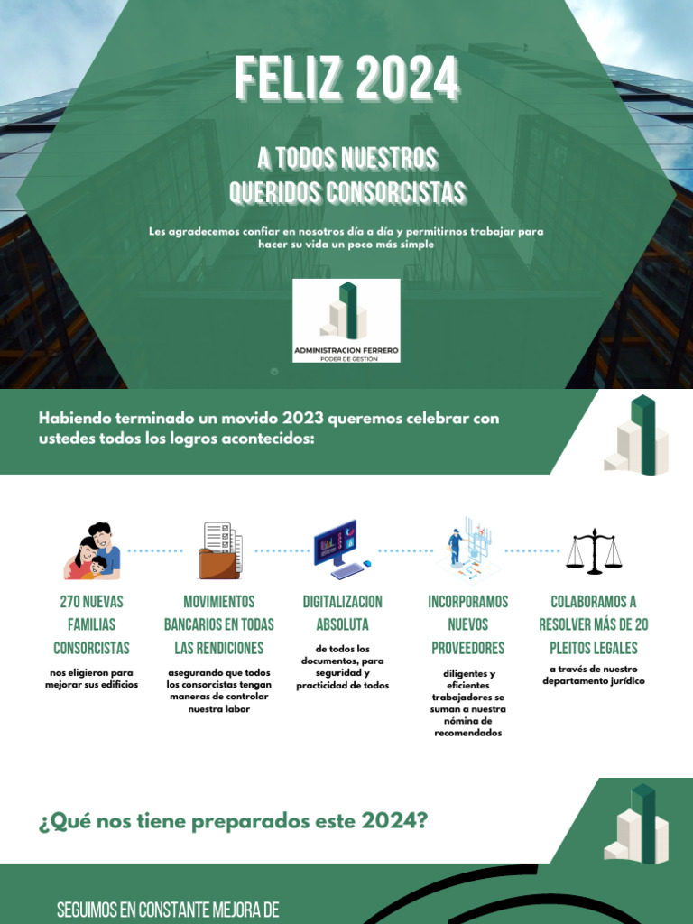 Plan Verde 2024 para Consorcistas | PDF | Ascensor | Economias