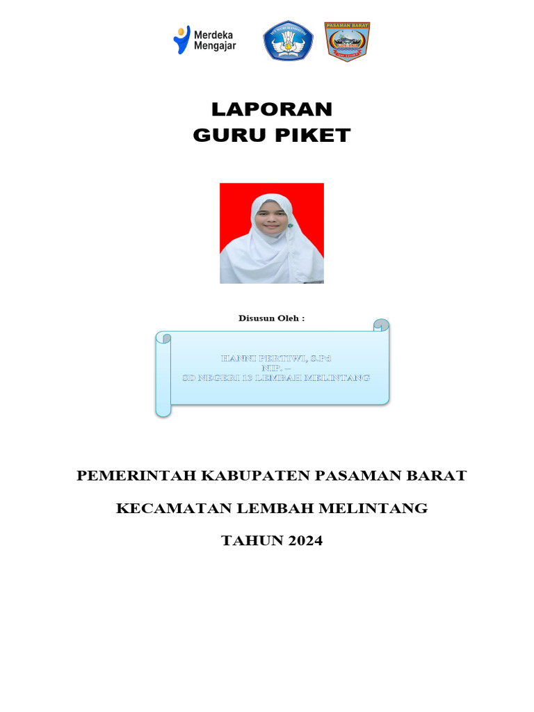LAPORAN PIKET NOVARIA, S.PD | PDF | Pengembangan Diri
