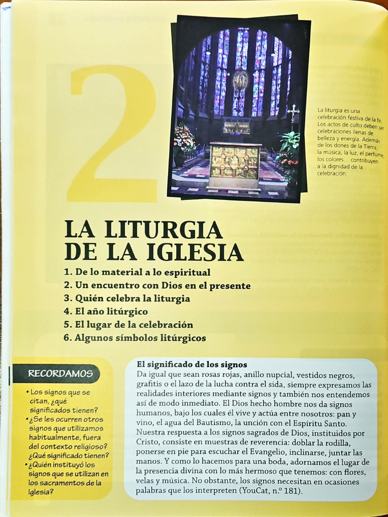 Unidad 2 - La Liturgia de La Iglesia | PDF