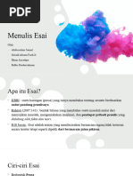 Panduan Menulis Esai Lomba | PDF