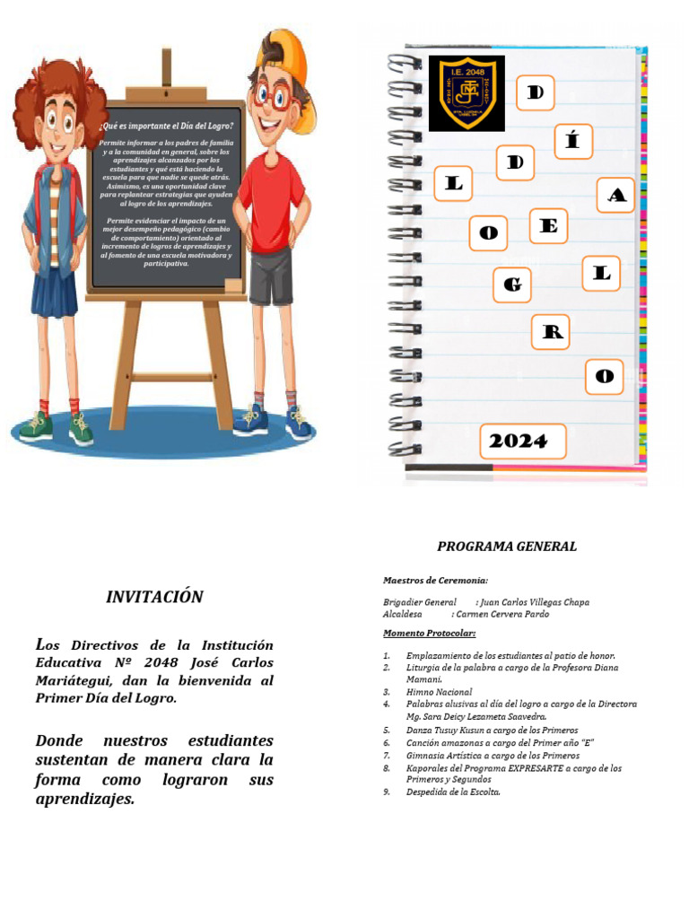 Programa Dia Del Logro TM | PDF