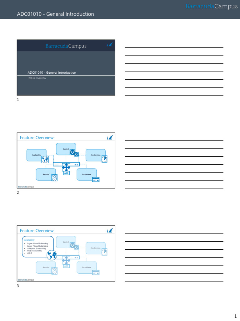 Adc01010 - General Introduction - Slide Deck | PDF | Load Balancing ...