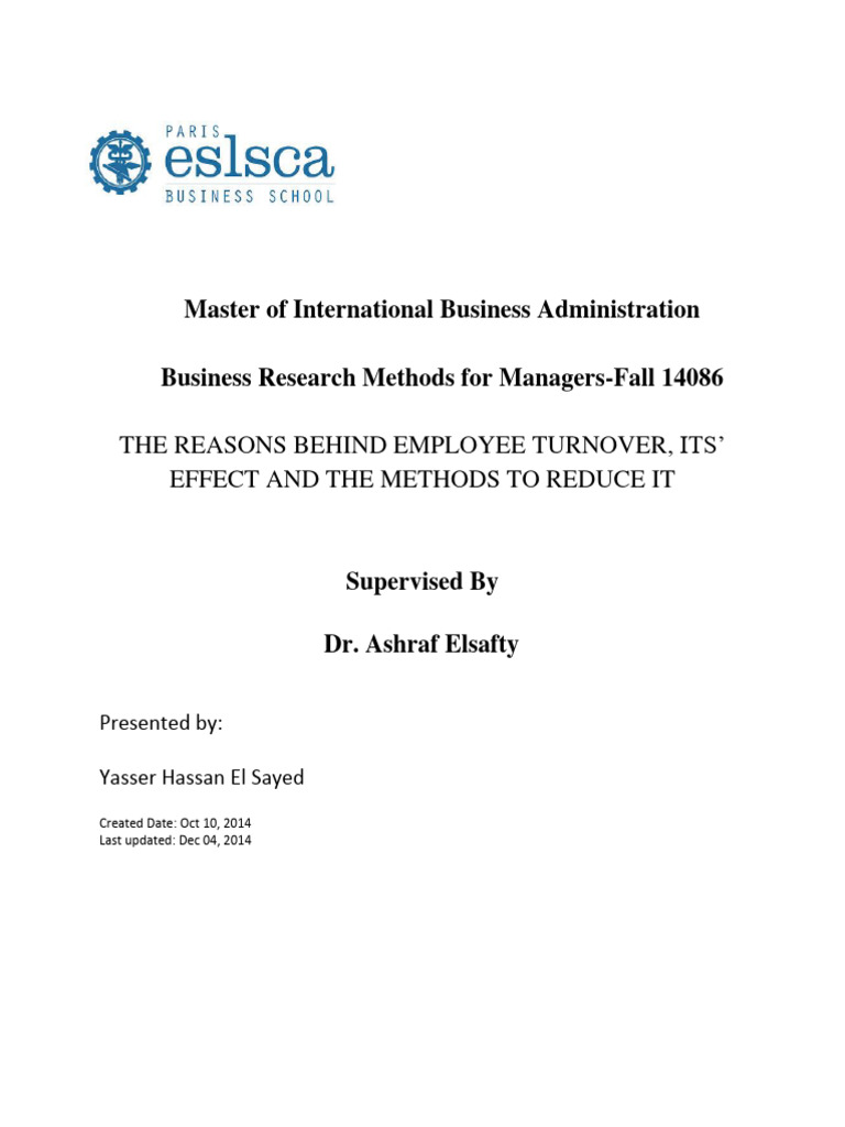 DrAshrafElsafty-ESLSCA-RM-45A-Yasser Hassan El Sayed-Research Problem 6 ...