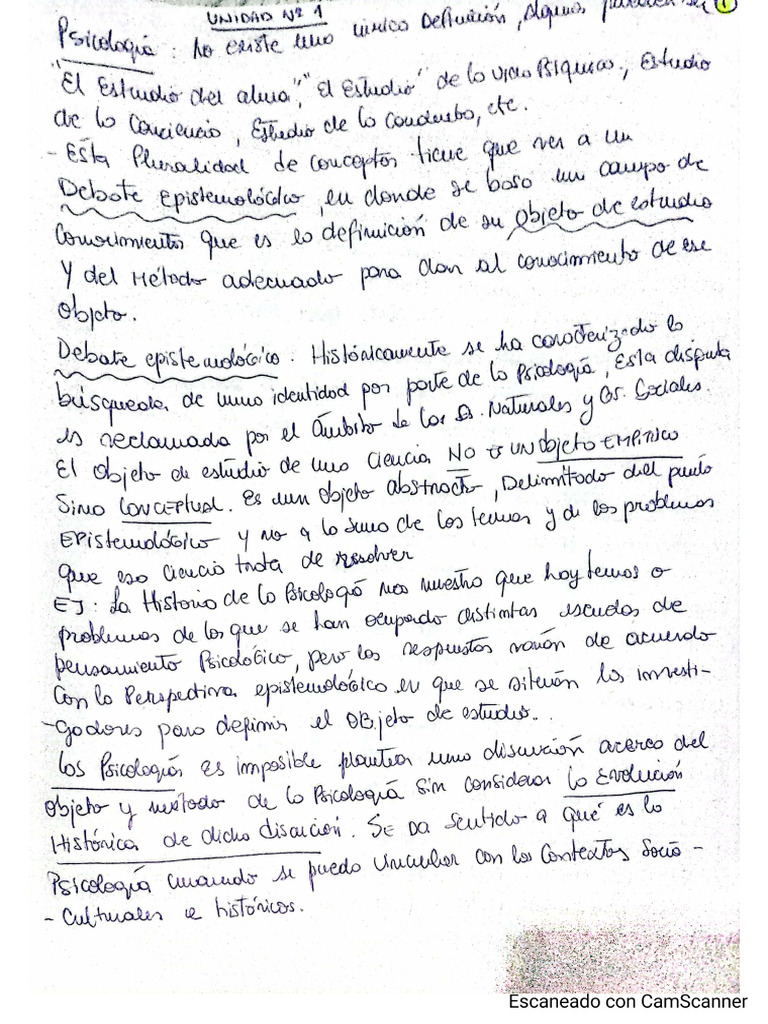 Unidad 1 Psico y Cultura | PDF