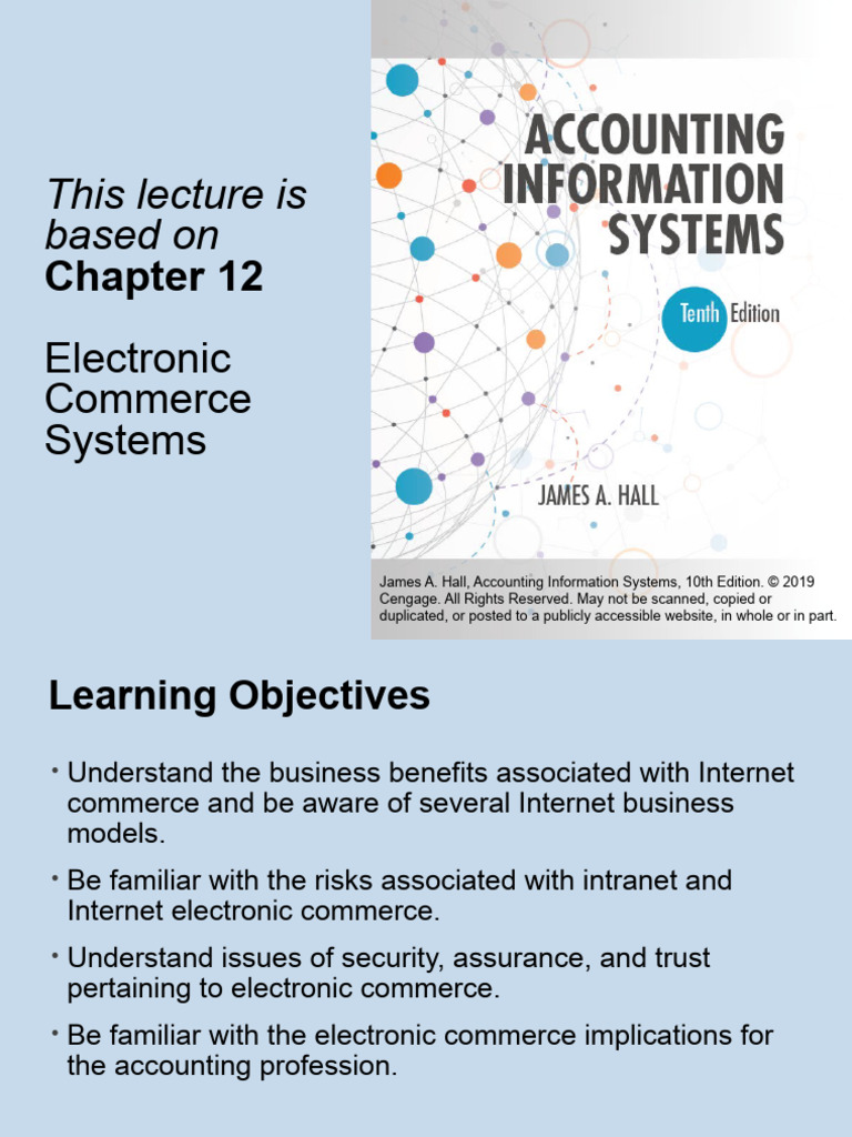 Session 13 Ch 12 Electronic Commerce Systems Pdf Encryption