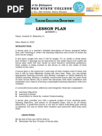 5 Minute Lesson Plan | PDF
