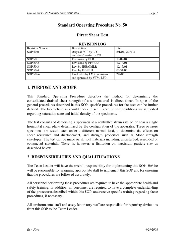 Soil Shear Strength Testing Guide | PDF | Stress (Mechanics) | Calibration
