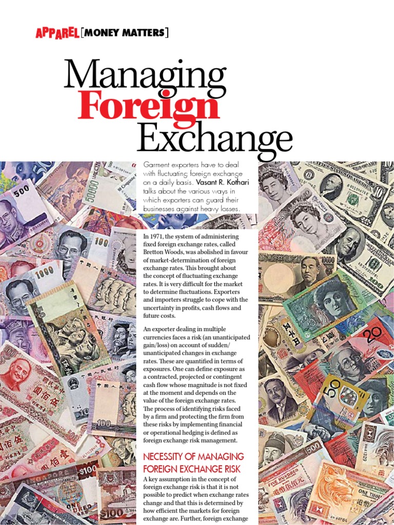 Managing Foreign Exchange | PDF | Hedge (Finance) | Swap (Finance)