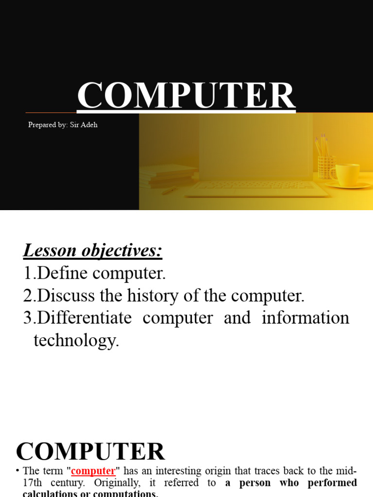 History of Computer | PDF | Art | Computers