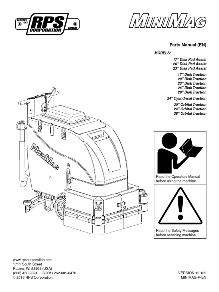 Parts Manual for Disk and Traction Models | PDF | Motor Vehicle ...