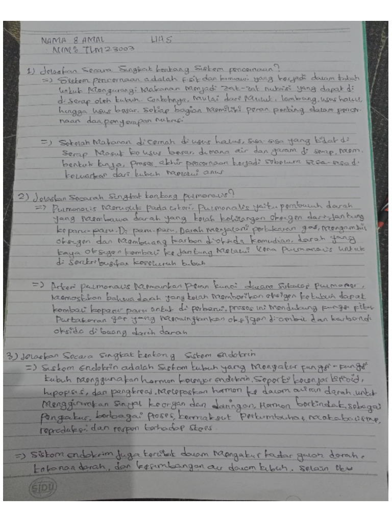 UAS Perbaikan AMAL TLM 23003 | PDF