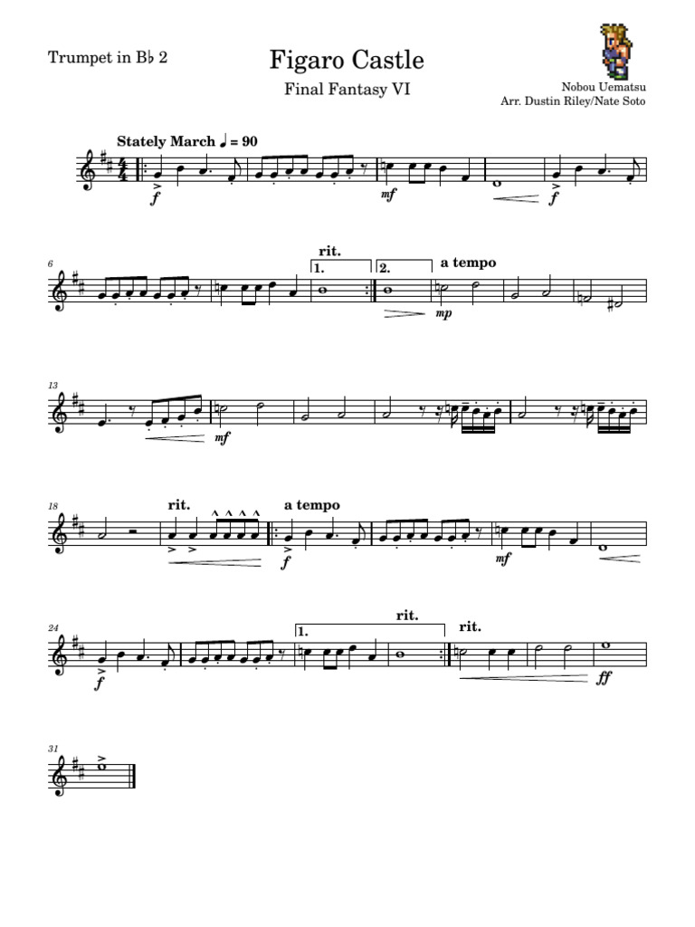07 - Figaro Castle-Trumpet - in - BB - 2 | PDF