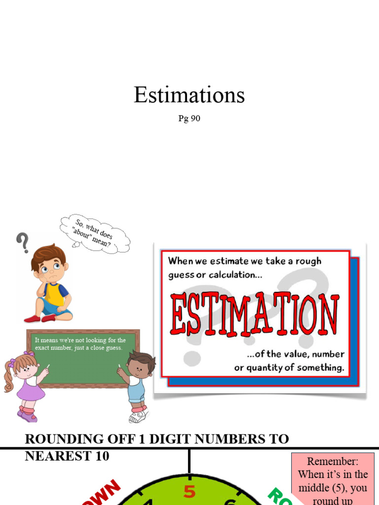 Estimating Differences PG 90 | PDF | Subtraction | Arithmetic