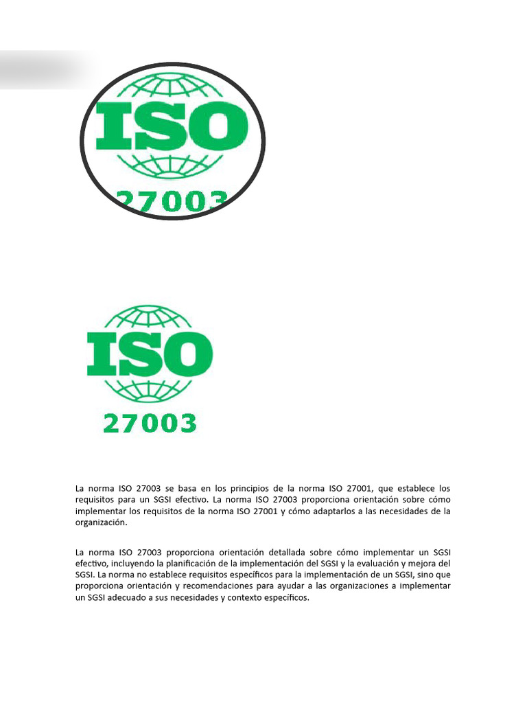 Guía para Implementar ISO 27003 | PDF | La seguridad informática ...