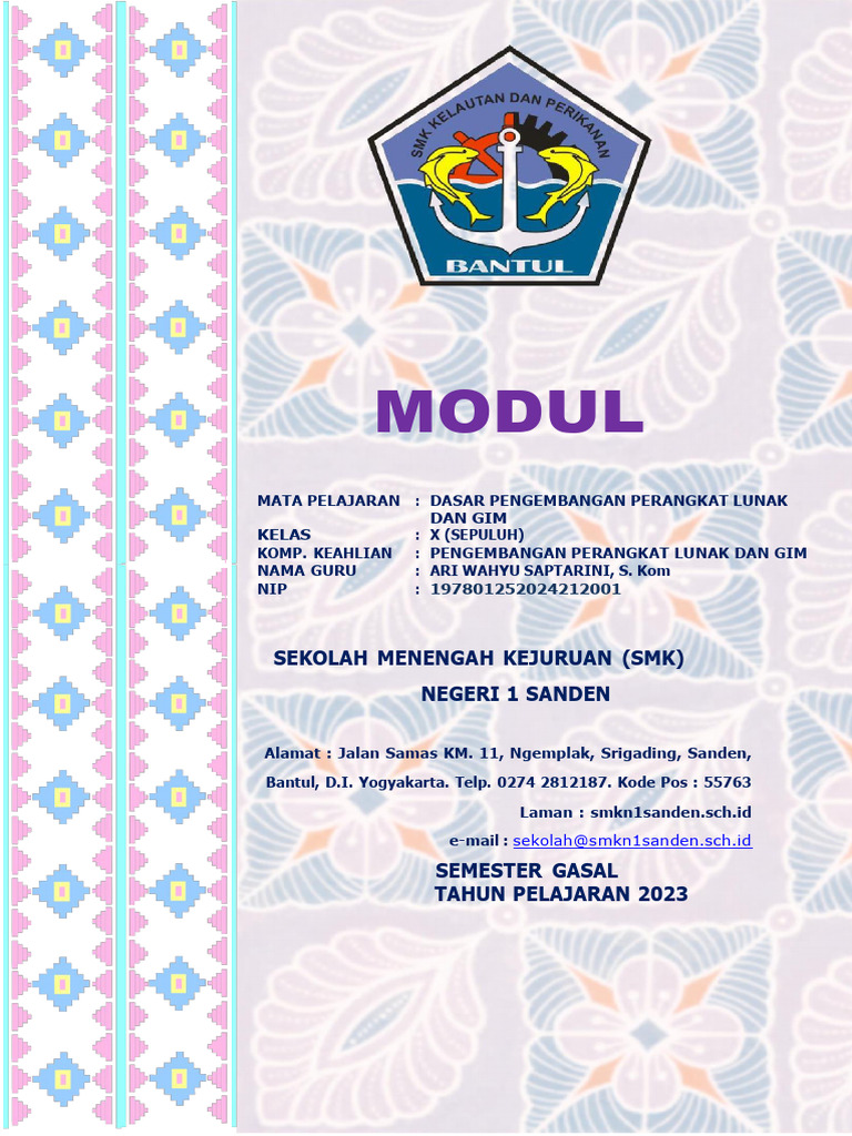 Modul Kelas X PPLG 1 | PDF | Karier & Perkembangan