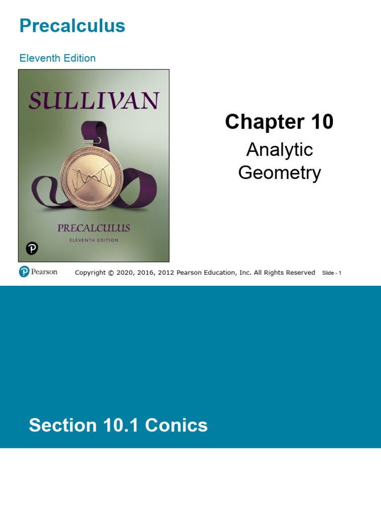 10.1 Conics | PDF | Elementary Geometry | Algebraic Geometry