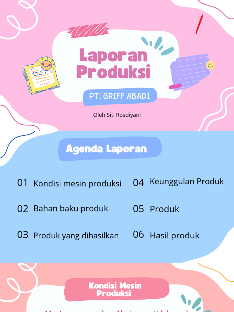 Laporan Produksi | PDF