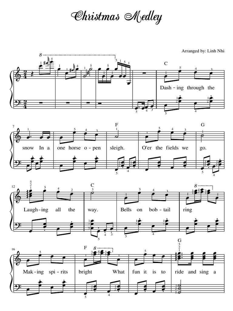 Christmas Medley Sheet Music | PDF