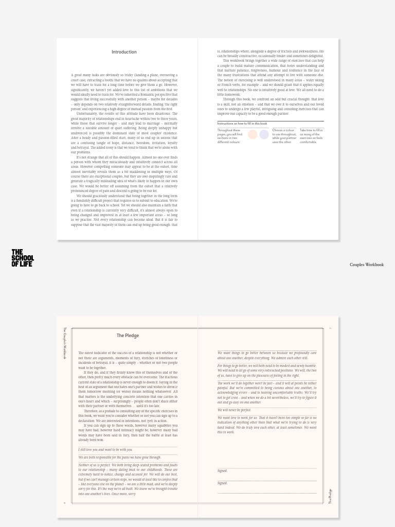 Couples-Workbook | PDF | Love | Psychology