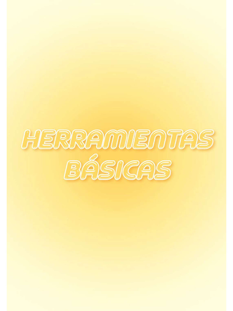 Herramientas básicas | PDF
