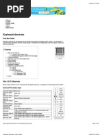 Apple Shortcuts | PDF | Computer Keyboard | Keyboard Shortcut