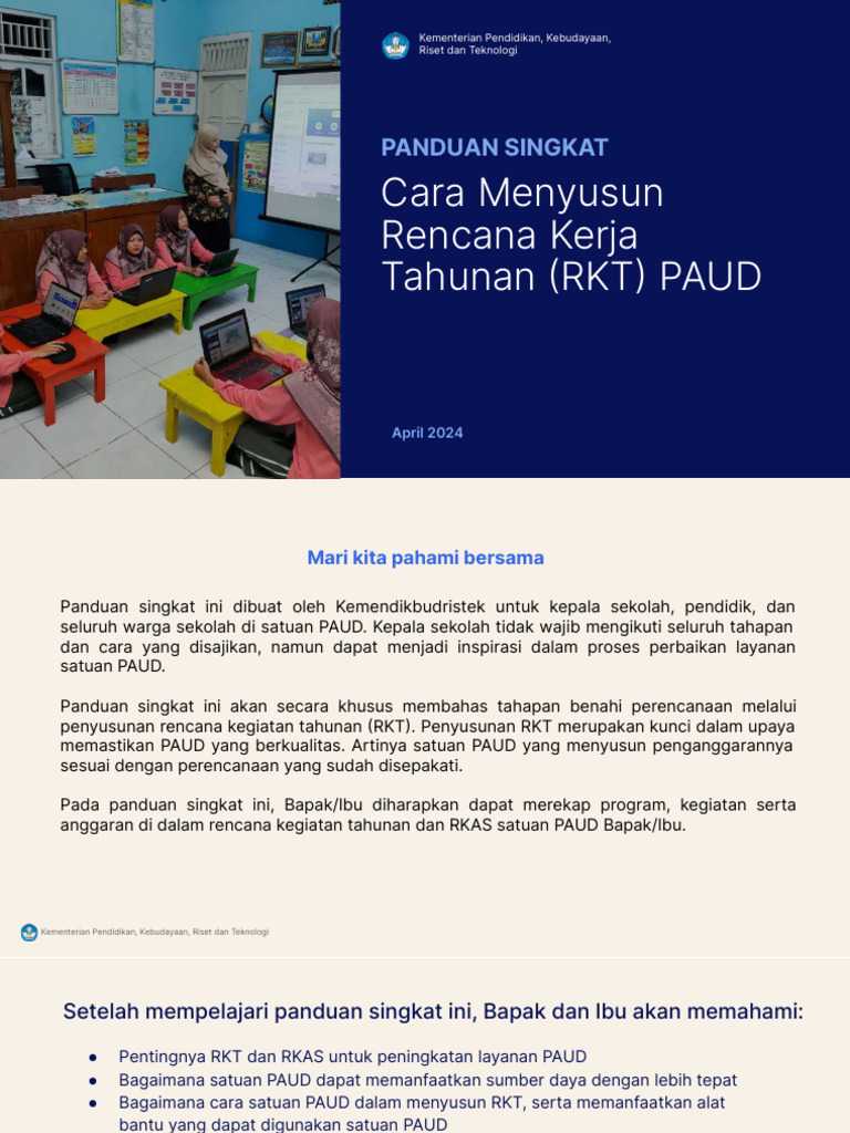 11 Cara Menyusun RKT PAUD Compressed | PDF