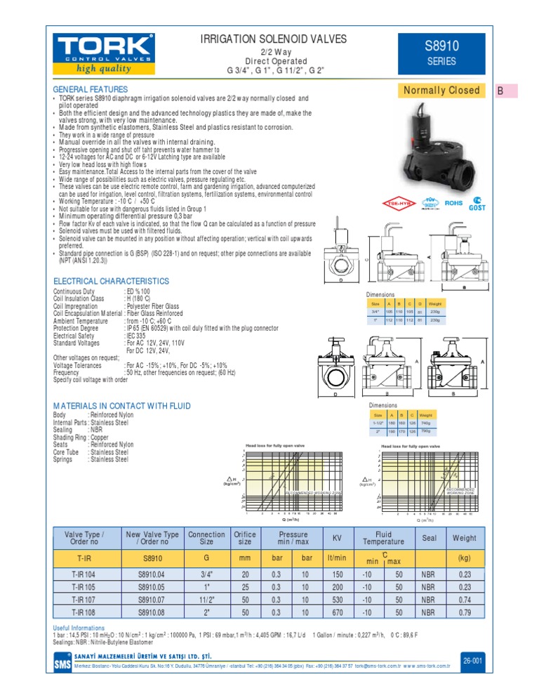 Irrigation Solenoid Valve | PDF | Valve | Pipe (Fluid Conveyance)