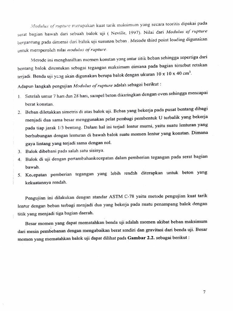 Modulus Of Rupture (MOR) | PDF