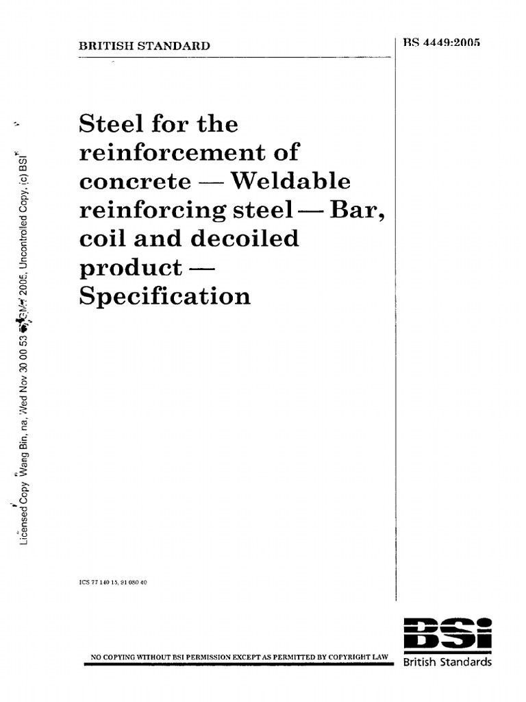 BS 4449-2005 | PDF