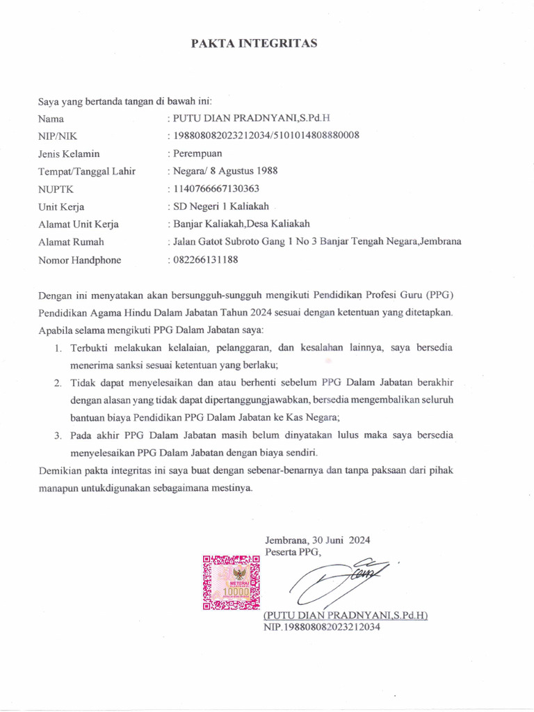 Fakta Integritas | PDF