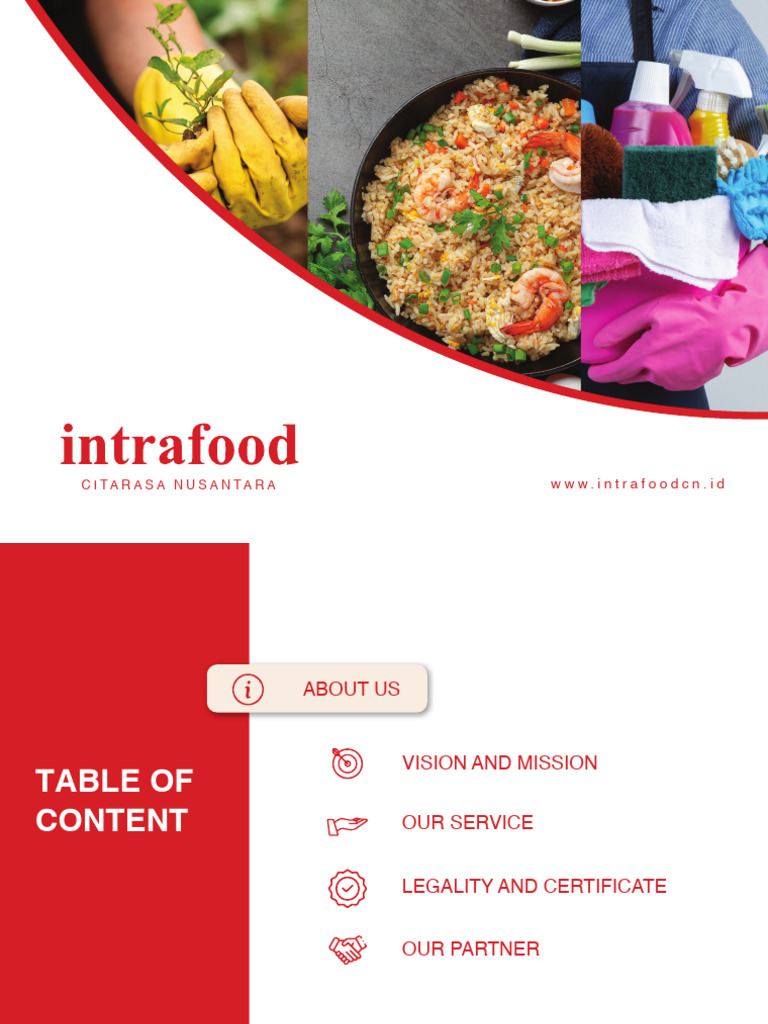 Company Profile Intra Food | PDF | Pancake | Cooking