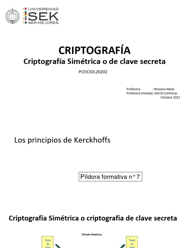 5_Clase 12102022 | Descargar gratis PDF | Cifrado | Clave (criptografía)