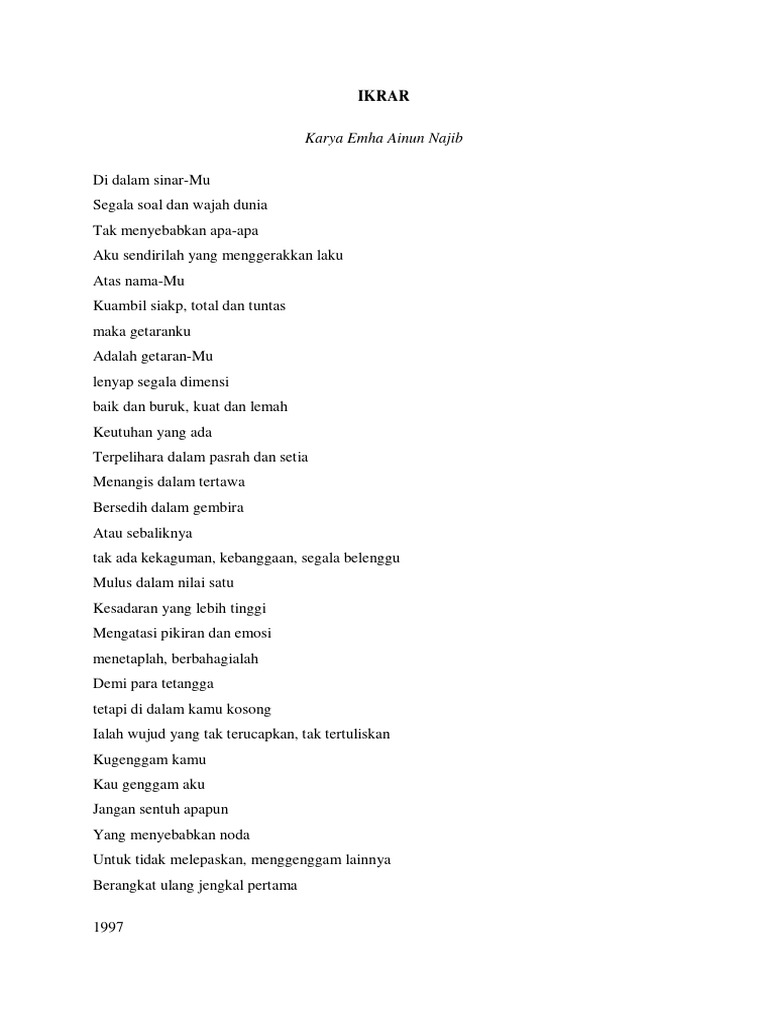 Antologi Puisi Dsmart Competition | PDF